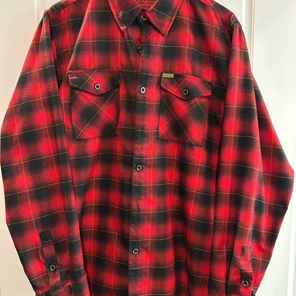 DIXXON | Shirts | Dixxon Devil Dog Red And Black Flannel | Poshmark